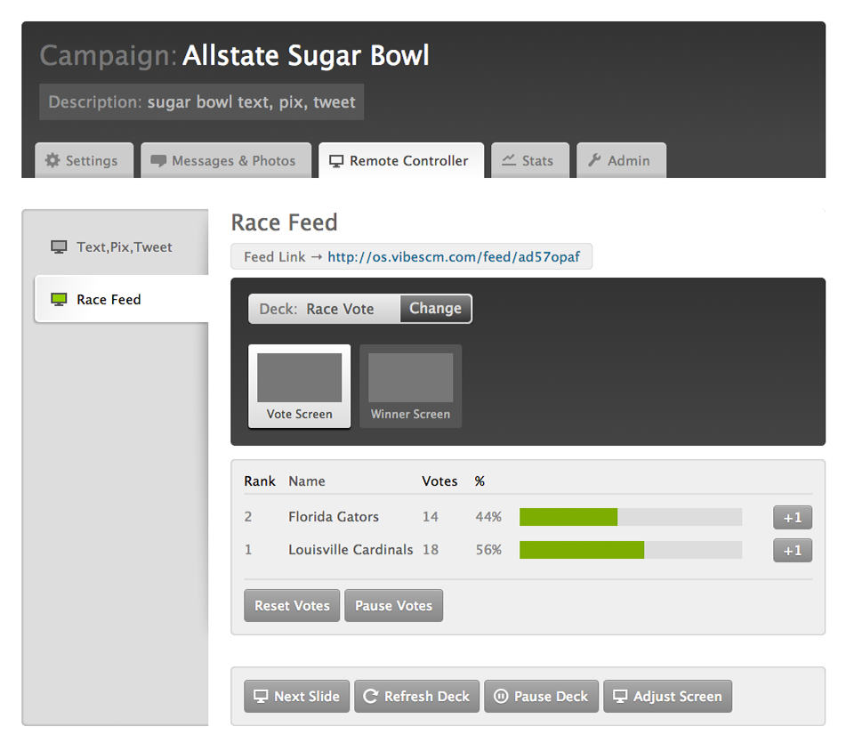 Luke's Projects → OnScreen